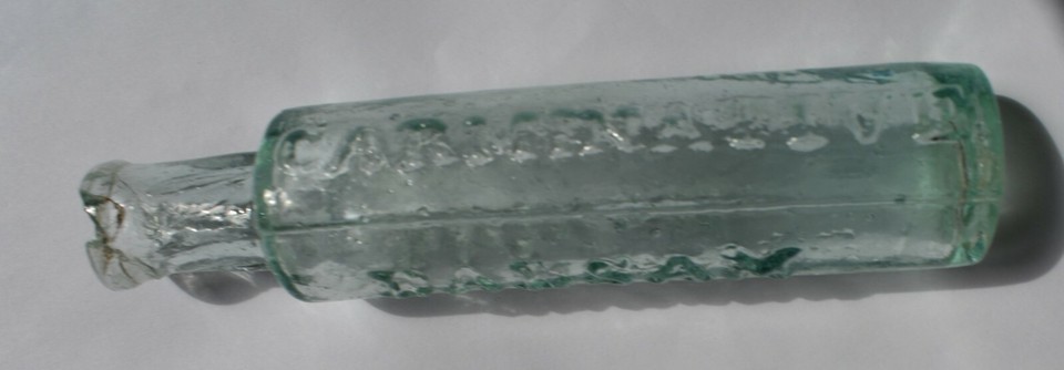 Antique Dr. D Jaynes Carminative Balsam Phidlada Aqua glass Bottle | eBay