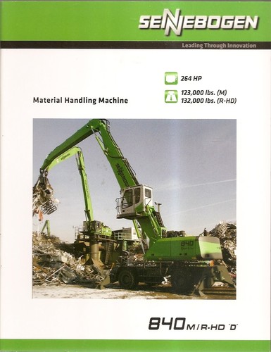 Equipment Brochure - Sennebogen - 840 - Material Handling Crane - 2011 ...
