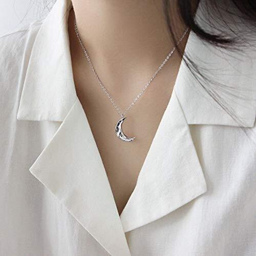 Collier ras du cou Bumpy Moon pour femmes et filles en argent sterling ...