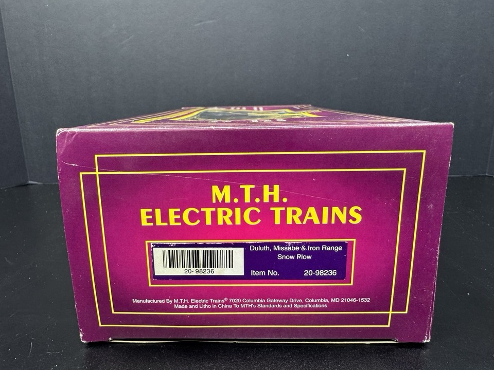 MTH 20-98236 Duluth Missabe & Iron Range DM&IR snow plow #W100 LNIB | eBay