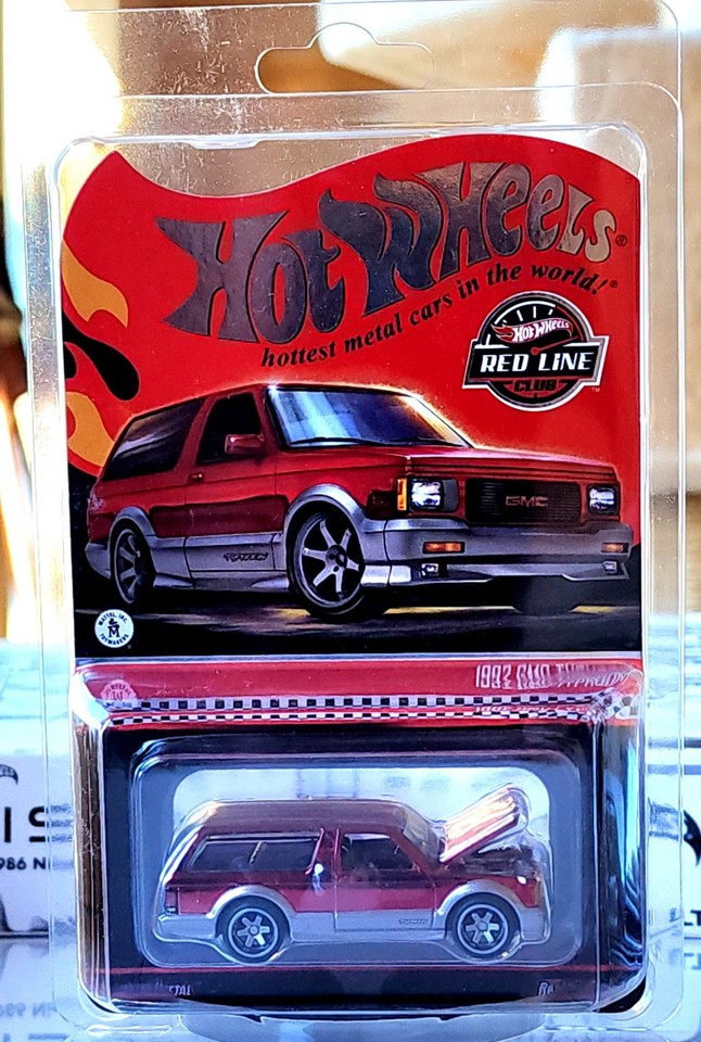 Hot Wheels RLC Exclusive 1992 GMC Typhoon, metal, red spectraflame | eBay