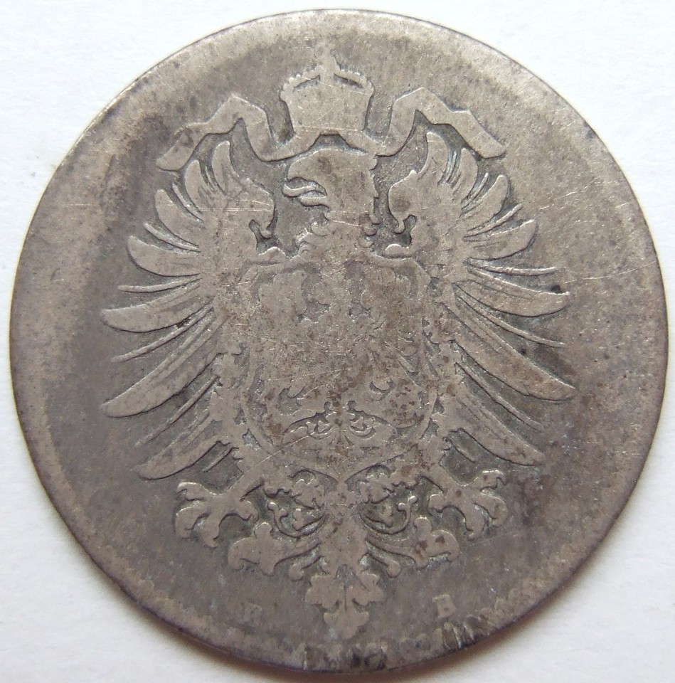 Münze Deutsches Reich Kaiserreich Silber 1 Mark 1877 B in Schön | eBay