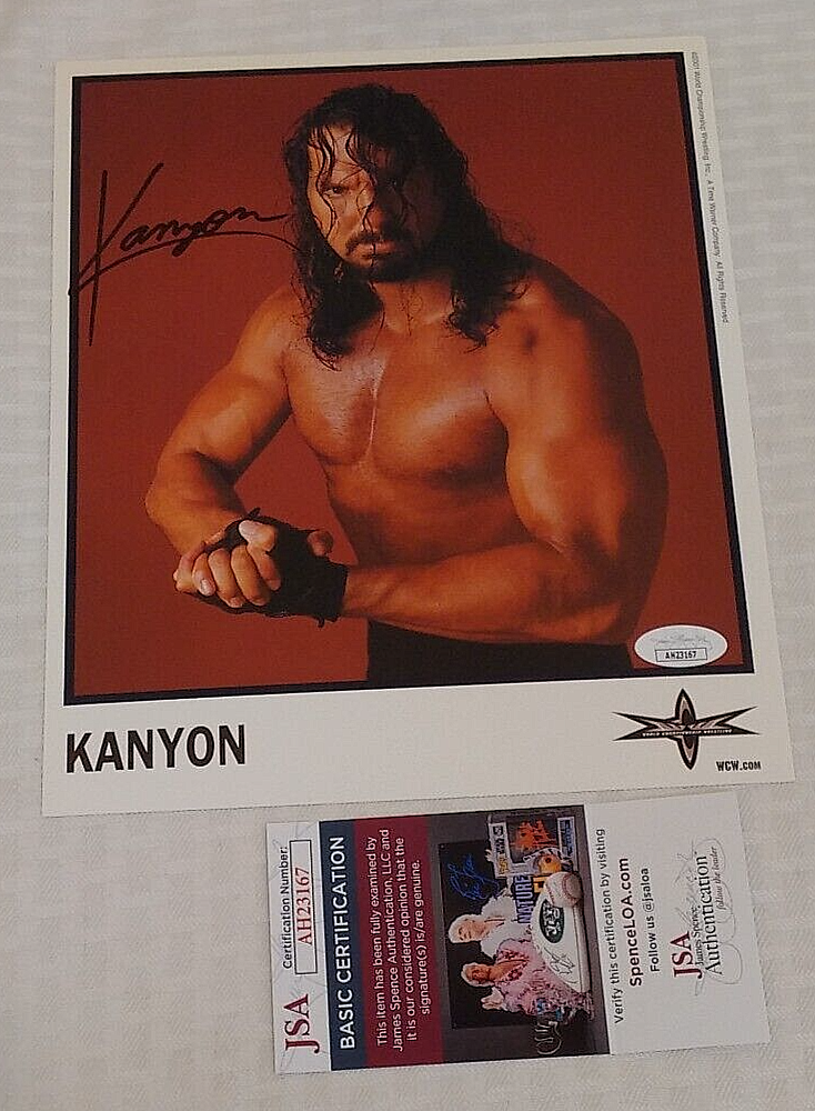CHRIS KANYON Autographed Signed JSA 8x10 Original Promo Photo WWF WWE ...