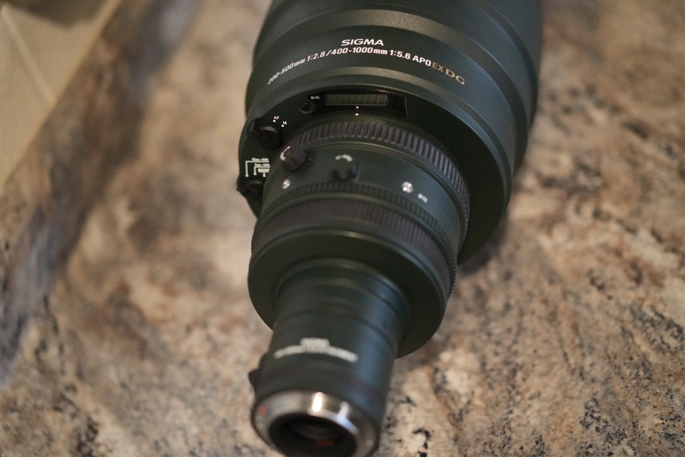 Sigma APO 200-500mm f/2.8 (400-1000mm f/5.6 with Included 2x ...