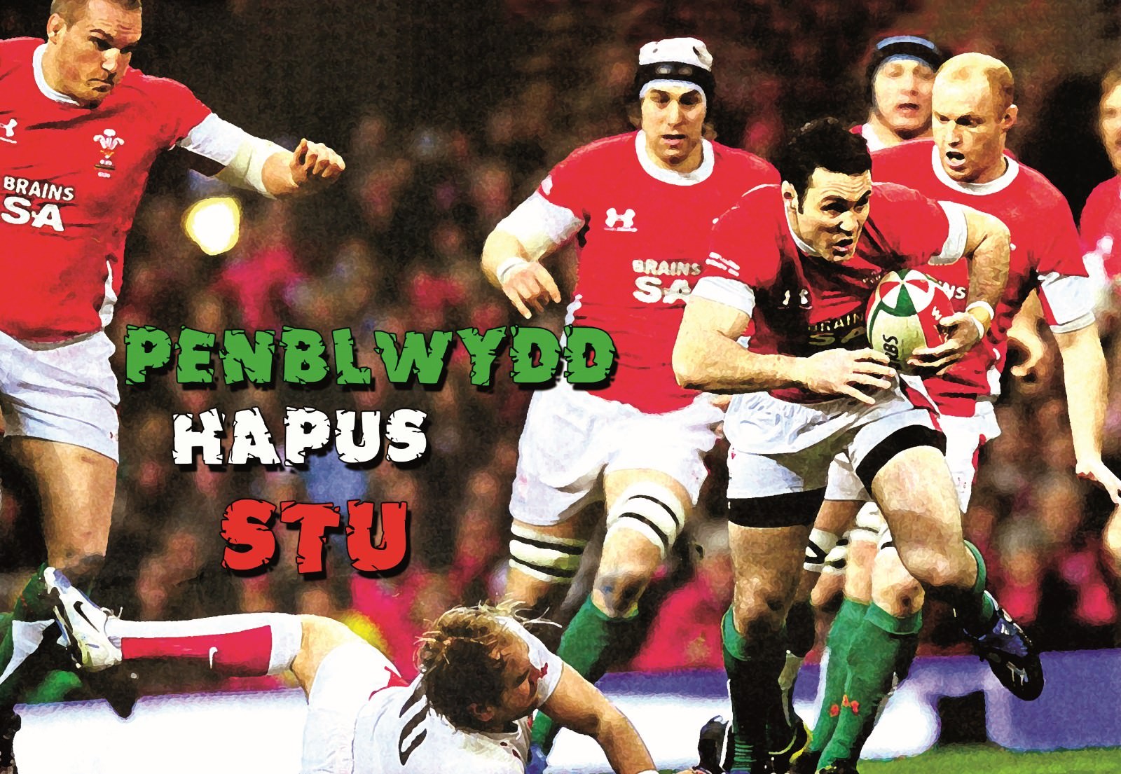 Wales Welsh Rugby team cymru Happy Birthday PERSONALISED Card Penblwydd ...