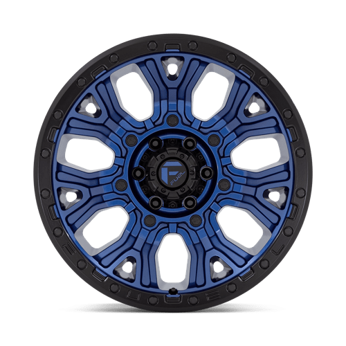 Fuel D827 Traction Dark Blue With Black Ring 1-Piece Rims: 20x10, 6x135 ...