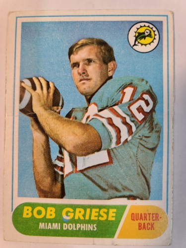 1968 Bob Griese Topps #196 ***ROOKIE / DOLPHINS*** | eBay
