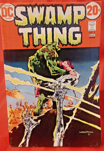 Vintage Swamp Thing #3 1st Ed. 1972 DC Comics (Patchwork Man) Good/VG ...