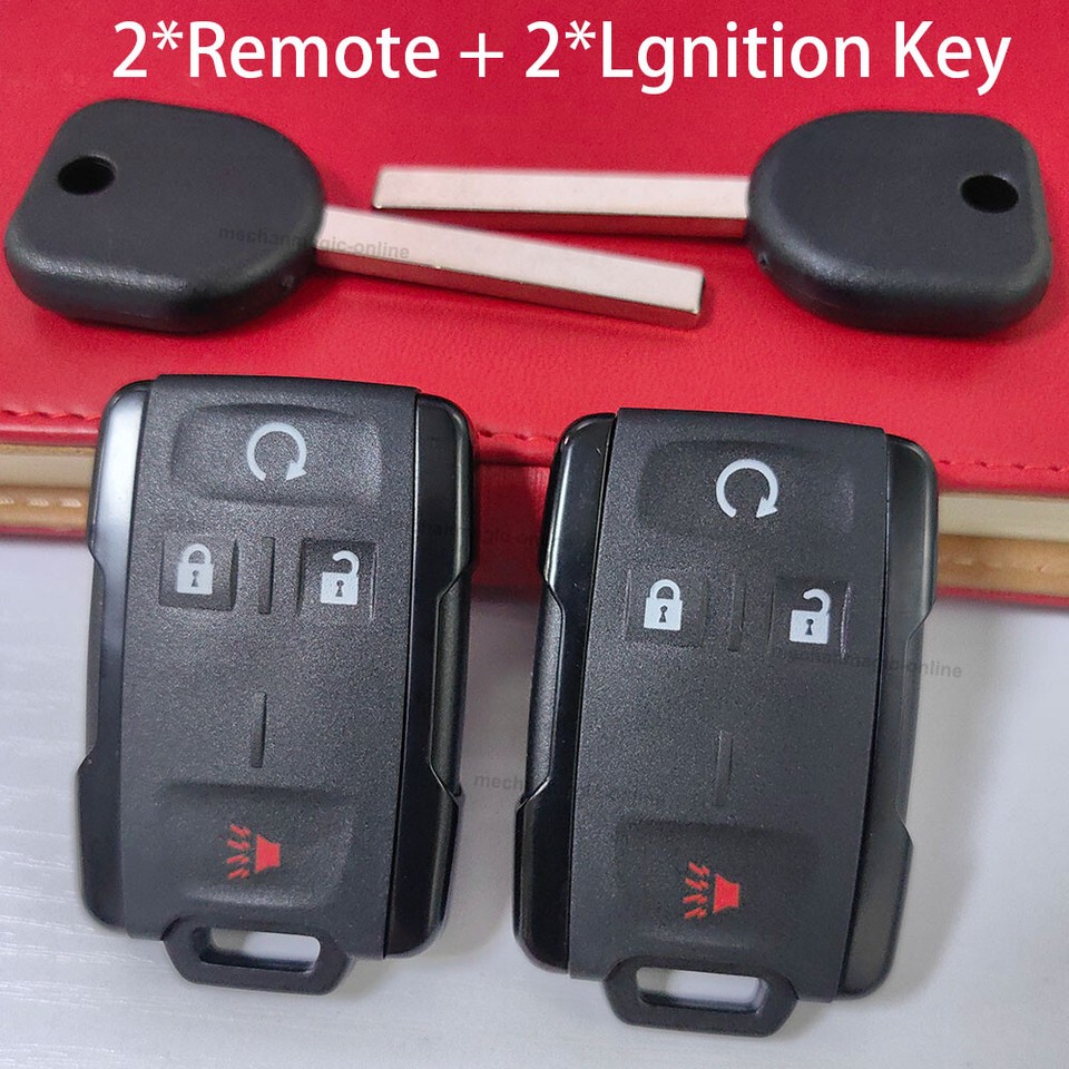 2 For 2015 2016 2017 2018 Chevy Silverado 1500 2500 Remote Fob ...