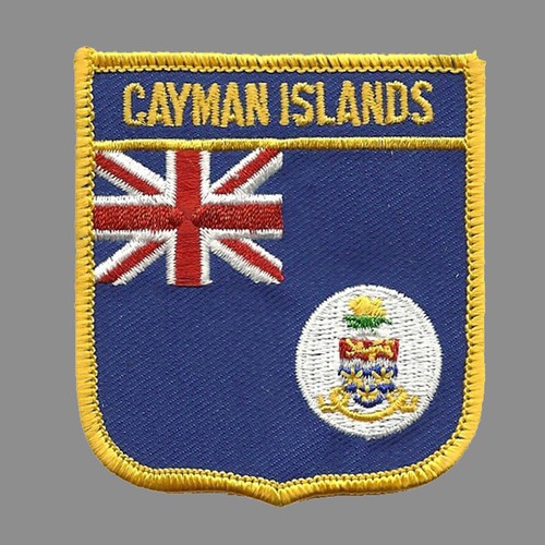 Cayman Islands Shield Patch Iron On British Territory Flag Coat of Arms Souvenir | eBay