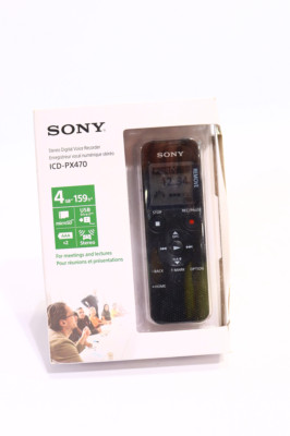 Sony - PX Series Digital Voice Recorder ,Black 27242898820 | eBay