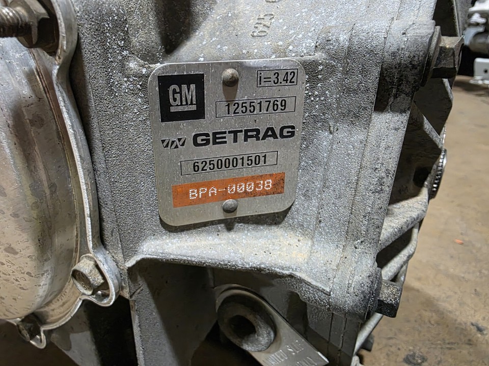 97-04 Corvette C5 Getrag Rear Differential Assembly 3.42 Ratio 131k 3 ...