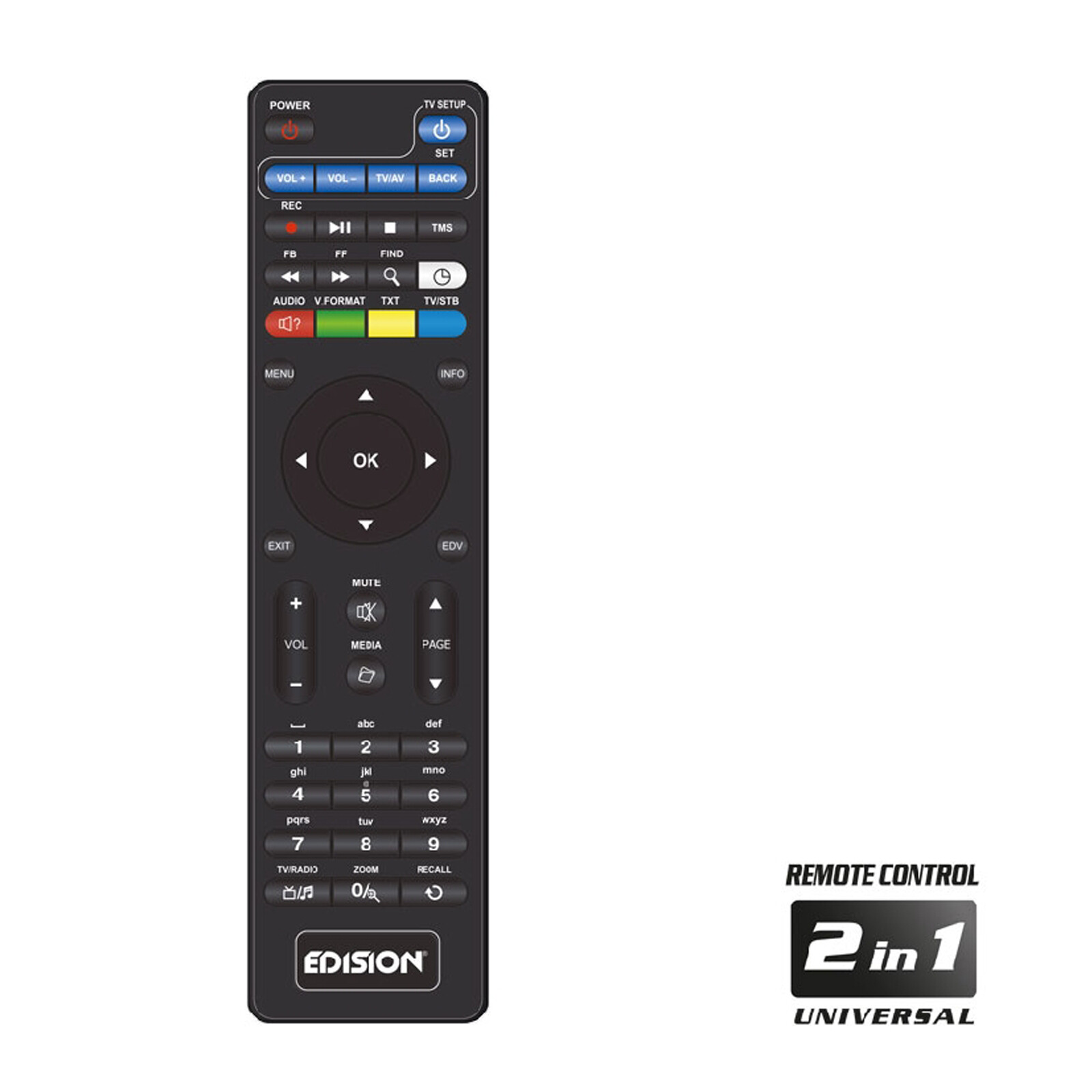 Edision Piccollo DVB-S2/T2/C HD Receiver HDTV 3in1 Plus CI IPTV USB ...