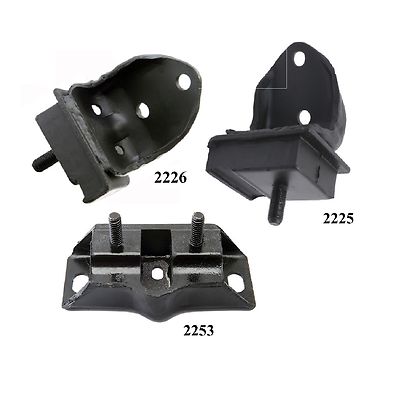 3 PCS FRONT MOTOR & TRANS MOUNT For 1960-1964 Ford RANCHERO 2.4L | eBay