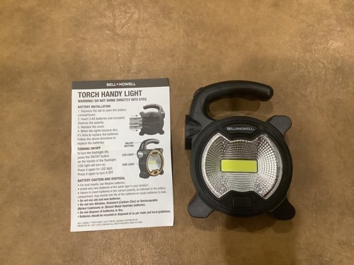 BELL + HOWELL Portable Torch Handy Light BLACK Ultra Bright LED NEW | eBay