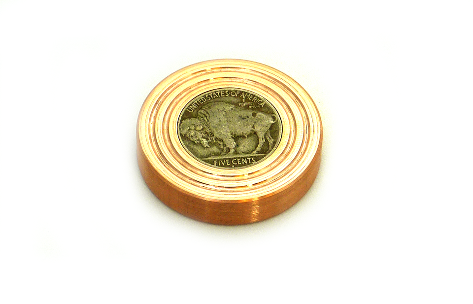Copper Buffalo Worry Coin | eBay