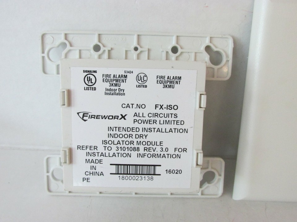 GE KIDDE EDWARDS FIREWORX FX-ISO DOUBLE GANG LINE ISOLATOR MODULE | eBay