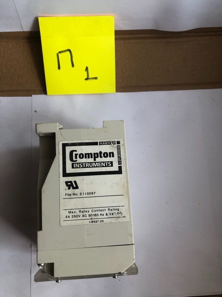 Crompton 253-phdw protector trip relay | eBay