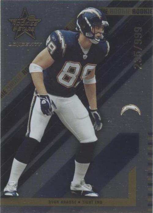 2004 Leaf Rookies & Stars Longevity - Rookie Ryan Krause #183 /999 (RC ...