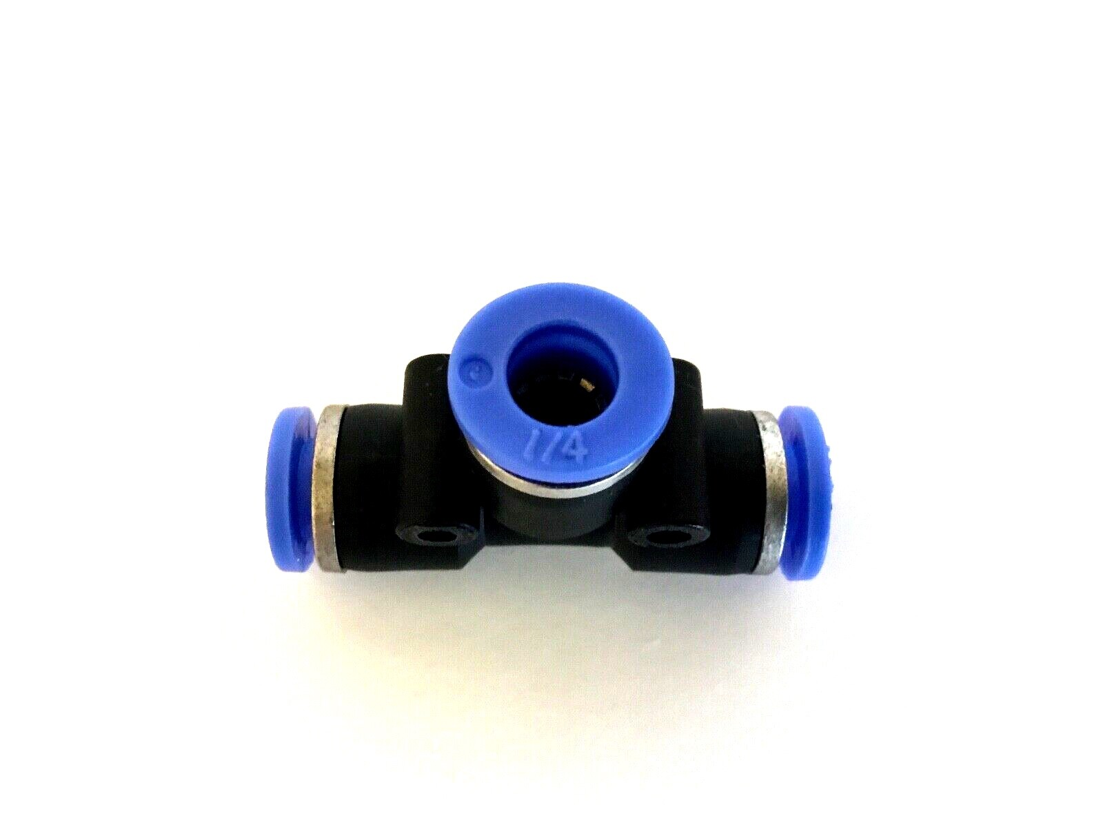 (Qty 10) 1/4" OD Tube Pneumatic Tee Push To Connect, 1/4x1/4x1/4 Air ...