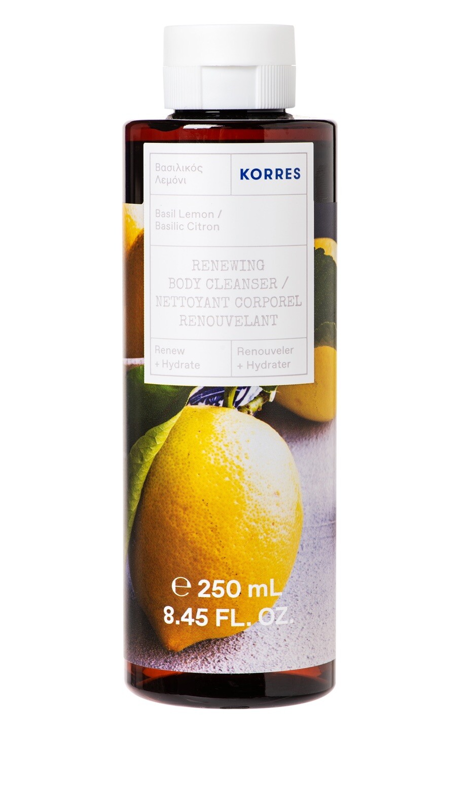 🍋🌿KORRES Renewing Body Cleanser Basil Lemon 8.45 fl oz | Anti-aging ...