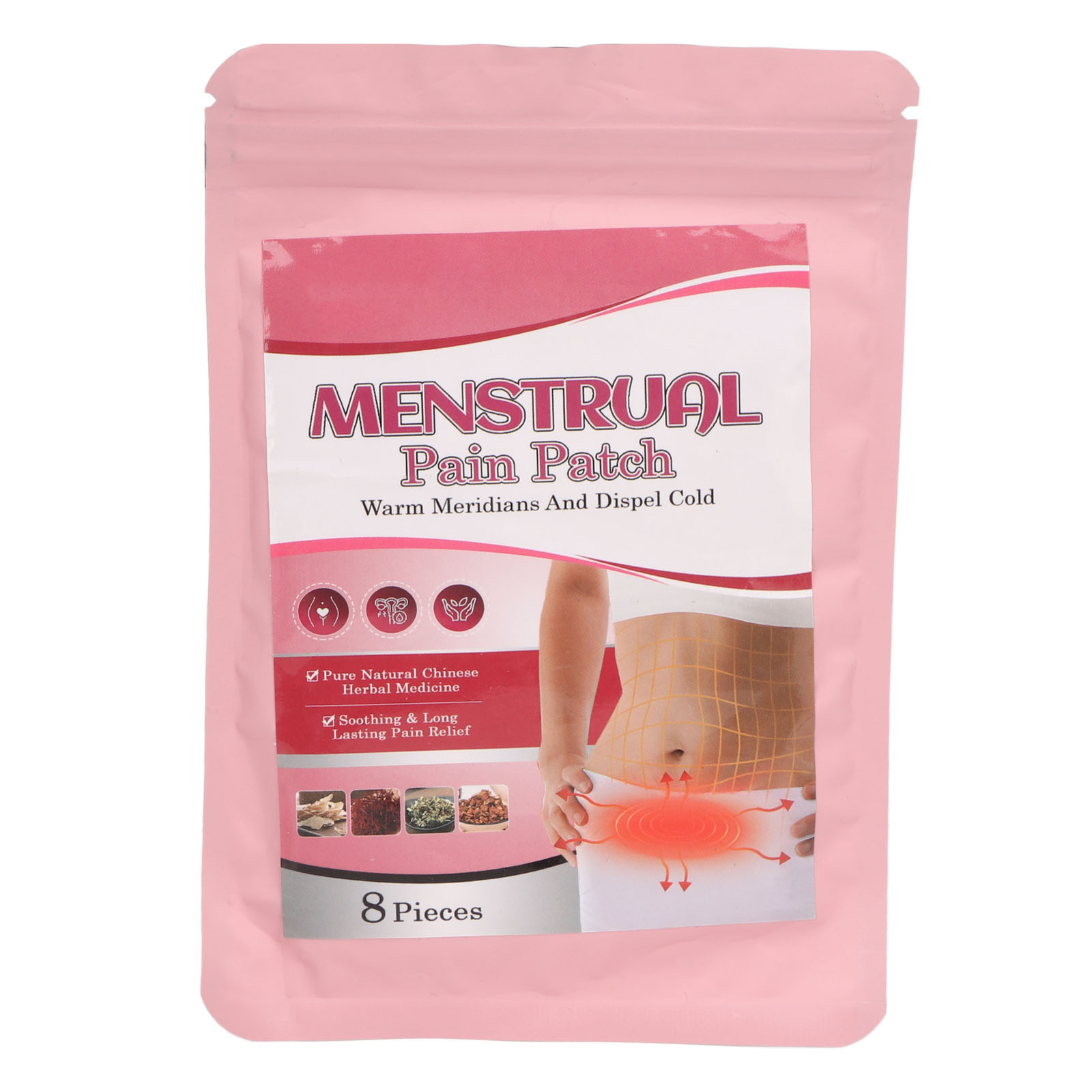 24 Pcs Menstrual Pain Patch 12 Hours Heating Cramp Relief Safe TOH | eBay