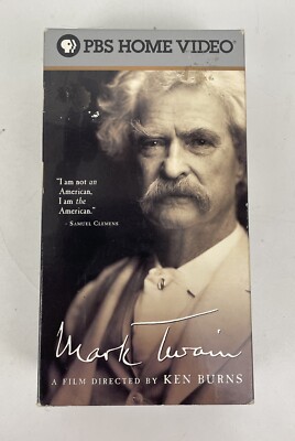 Mark Twain 2-Tape Set Ken Burns PBS Home Video (VHS, 2001) 794054860832 ...