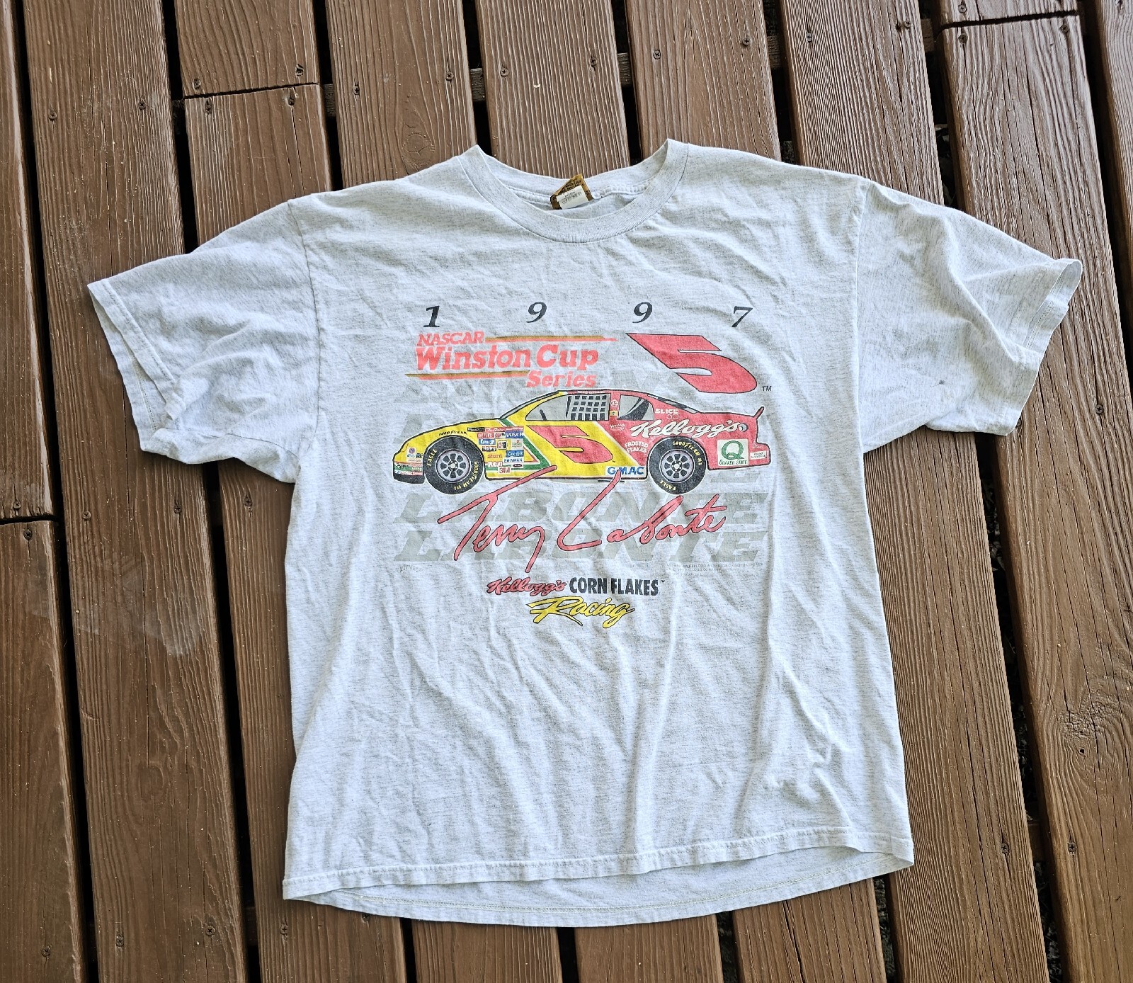 1997 Vtg Nascar Kelloggs Terry Labonte Corn Flakes Ra… - Gem