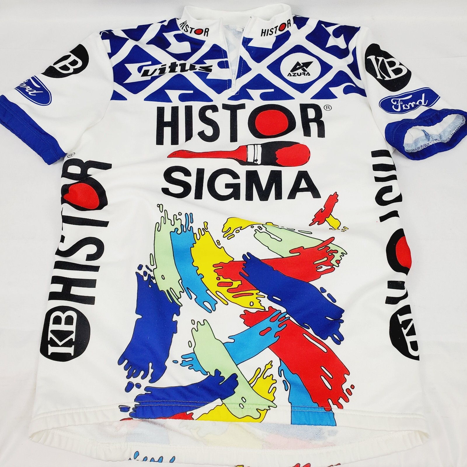 Vintage Histor Sigma Cycling Jersey Stephen Roche Size XL 90's Tour De ...