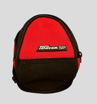 Gameboy Advance SP Carrying Case Travel Bag Mini GBA Nintendo Red Black ...