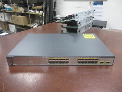 Cisco Catalyst 3750 PoE-24 WS-C3750-24PS-S Ethernet Switch | eBay