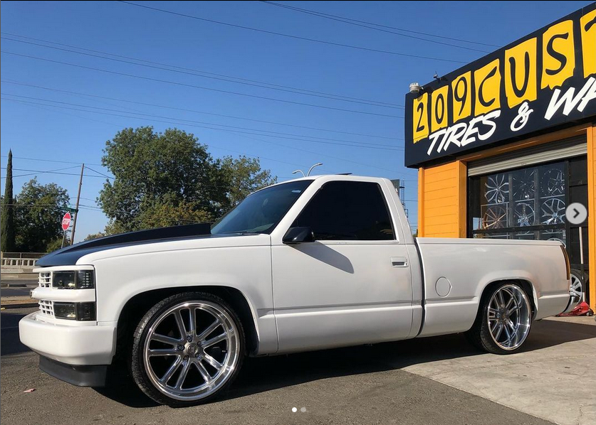 22'' US MAGS BULLET U130 22X9 22X11 5X127 OBS CHEVY 1500 C-10 WHEELS ...