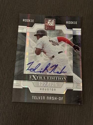2009 Donruss Elite Extra Edition Signatures /725 #86 TELVIN NASH Signed ...