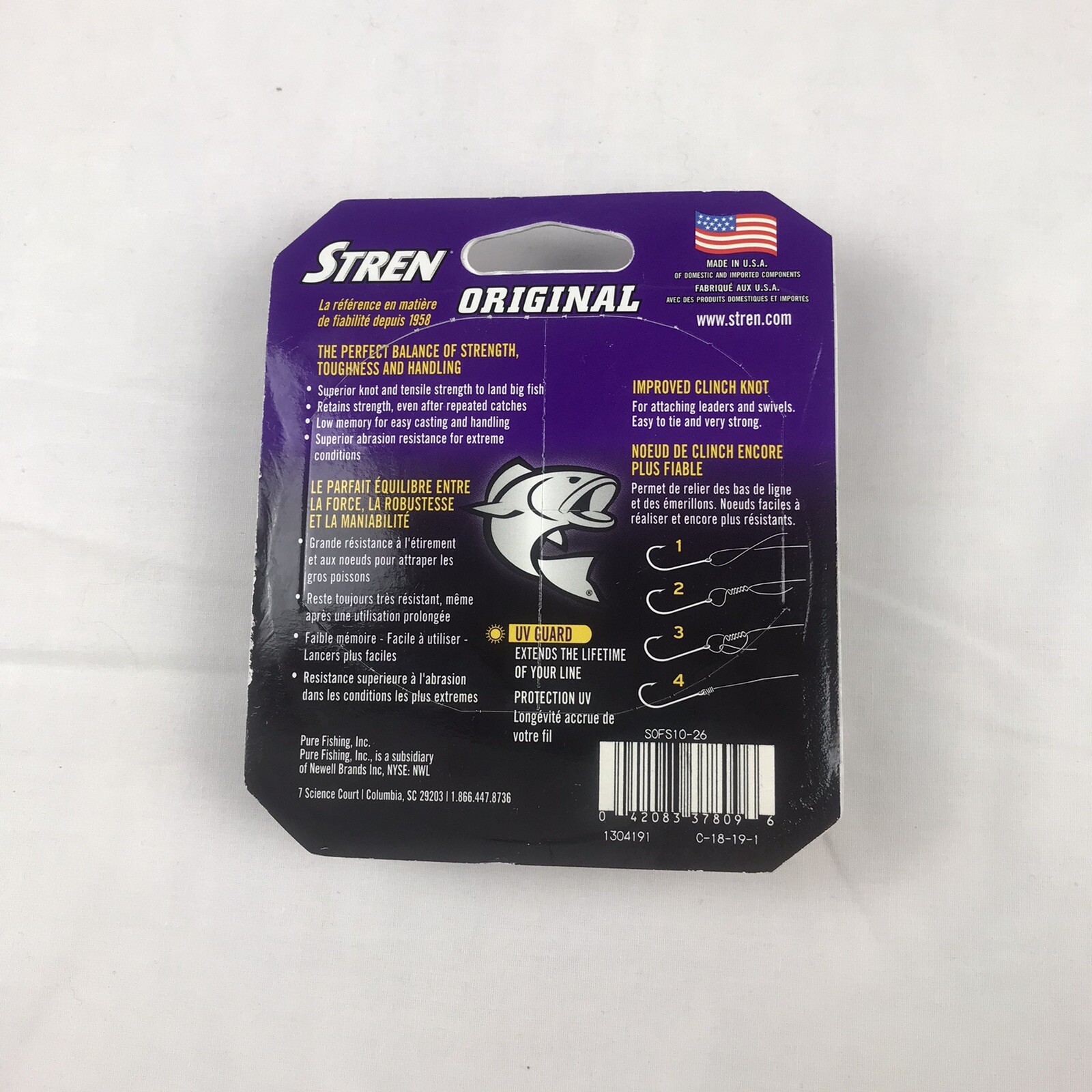 Stren Original Fishing Monofilament Hi-vis Gold 10lb 330yds for sale ...