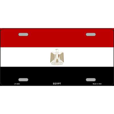 Egypt Flag Metal Novelty License Plate Tag LP-4006 | eBay
