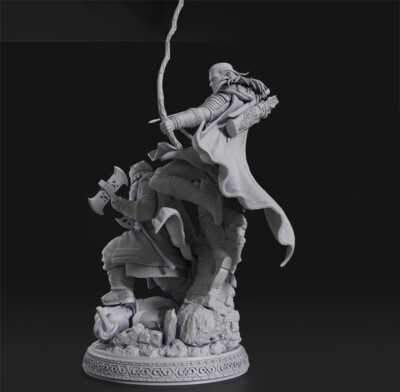 1/6 41cm Gimli Legolas 3D Print Garage Kit Model Kit Unpainted ...