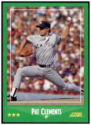 1988 Score #389 Pat Clements NM | eBay