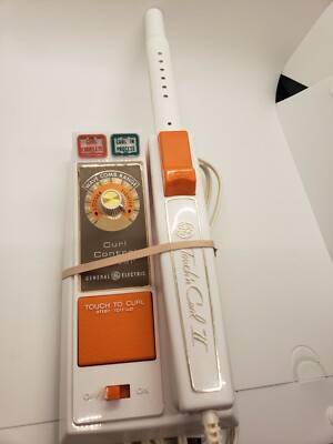 Vintage GE Touch 'n Curl II compact mist curler hair curling iron RARE ...