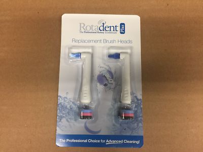 ROTADENT PLUS BRUSH HEAD LONG ELONGATED POINTY ROTA DENT - USA SELLER ...