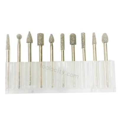 Vacuum Brazed Mini Diamond Bur Set - 10 Pc | eBay