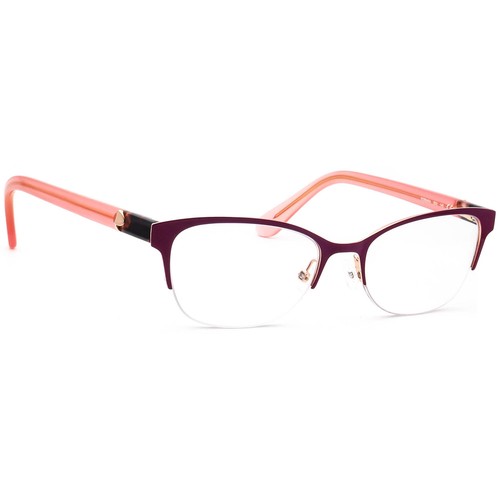 Kate Spade Women's Eyeglasses Ferrara B3V Violet/Pink Half Rim Frame 49 ...