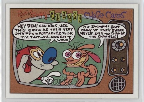 1994 Topps Ren & Stimpy All-Prism Cheesy Chase Cards #4 1f5 | eBay