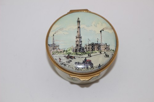 TKS ENAMELS TOYE KENNING SPENCER CHICAGO WATER WORKS HINGED TRINKET ...