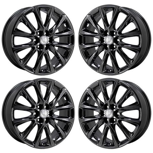 20" BUICK ENCLAVE PVD BLACK CHROME WHEELS-C RIMS FACTORY OEM 5852 ...