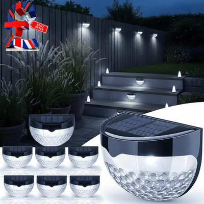 - Solar Lights Outdoor Garden - Pack of 8 Outdoor Lights - Waterproof ...
