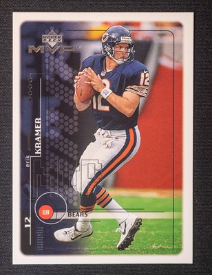 1999 Upper Deck MVP Erik Kramer NFL Football Card #33 - Chicago Bears ...