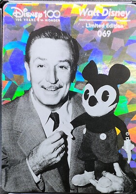 2023 Disney 100 Wonders Collector Card Limited Edition Walt Disney ...