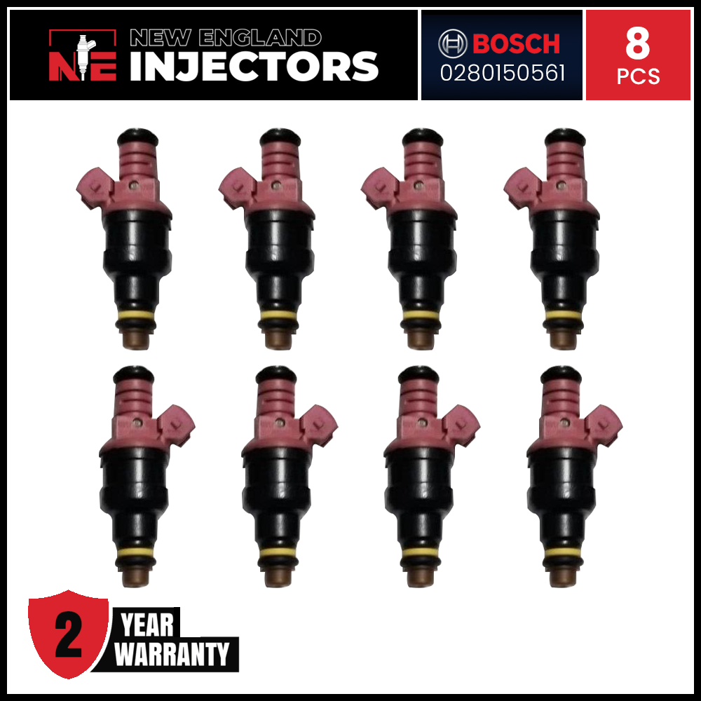 Reman Bosch 0280150561 Fuel Injectors Set (8) 1999-2004 Ford Mustang 4 ...