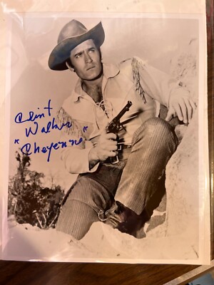 Clint Walker autographed 8x10 photo from Cheyenne with COA | eBay