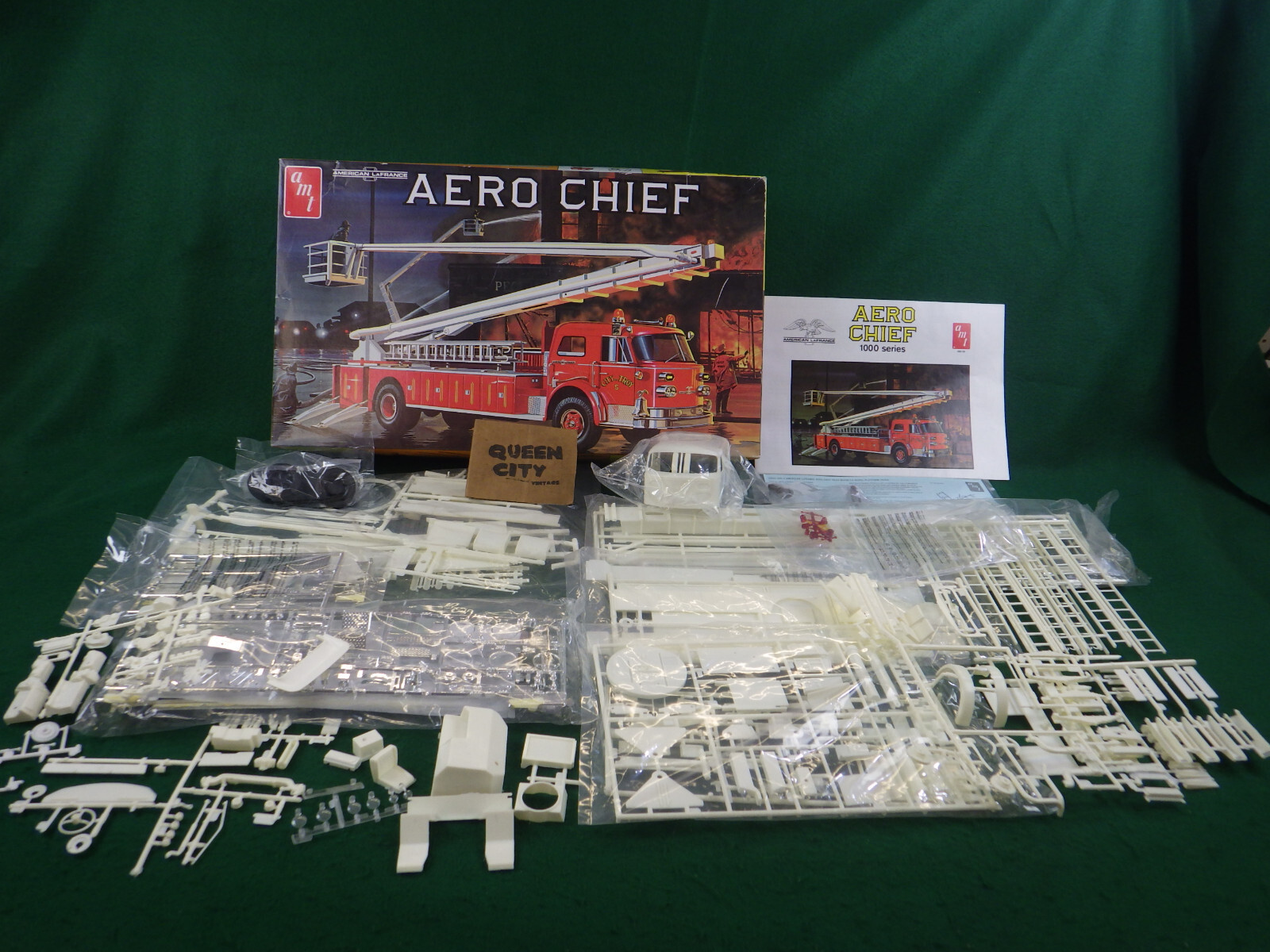 AMT American LaFrance Aero Chief Aerial Platform Fire Truck Model Kit ...